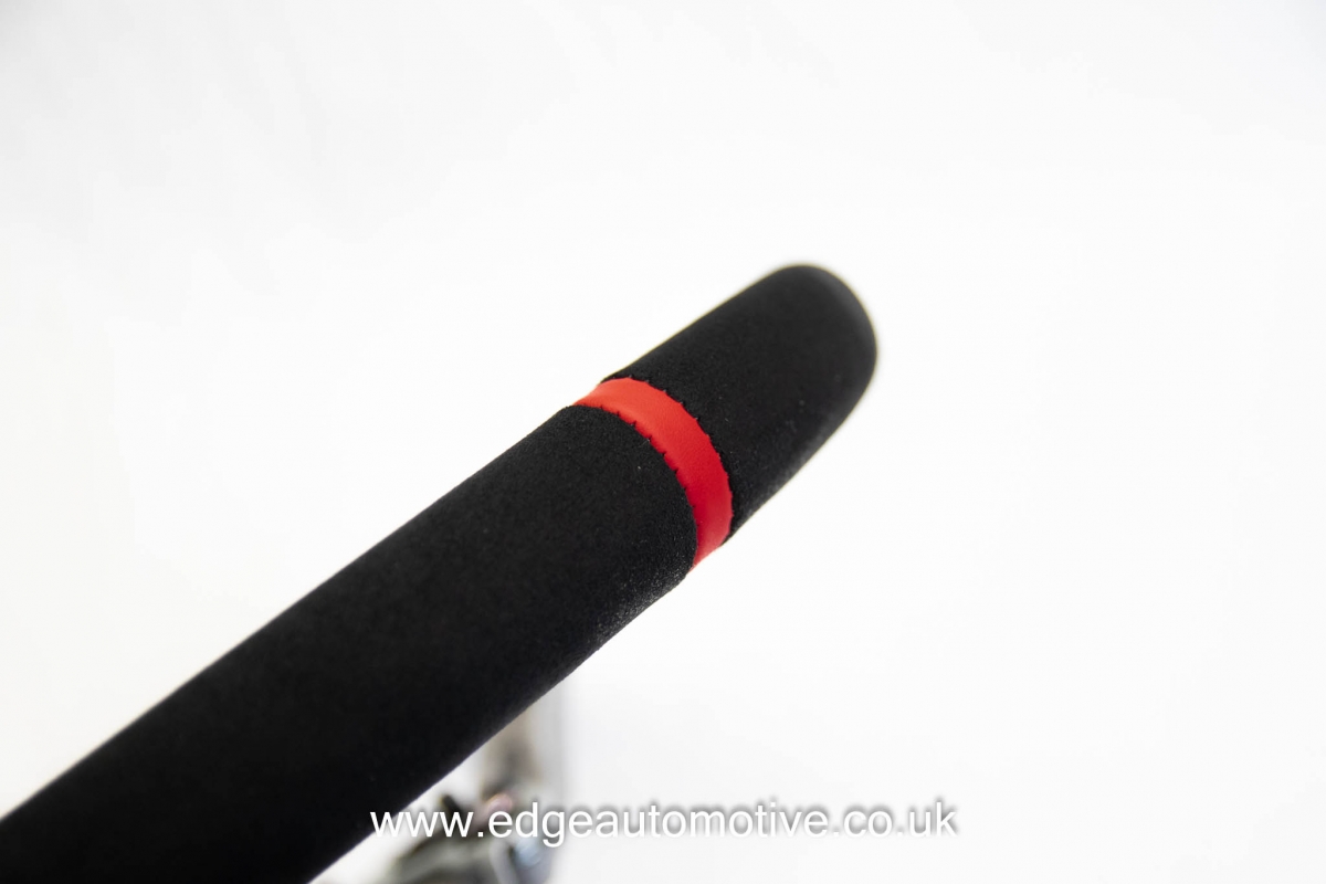 BMW Black Alcantara thinner steering wheel low profile arm rest-2 ...