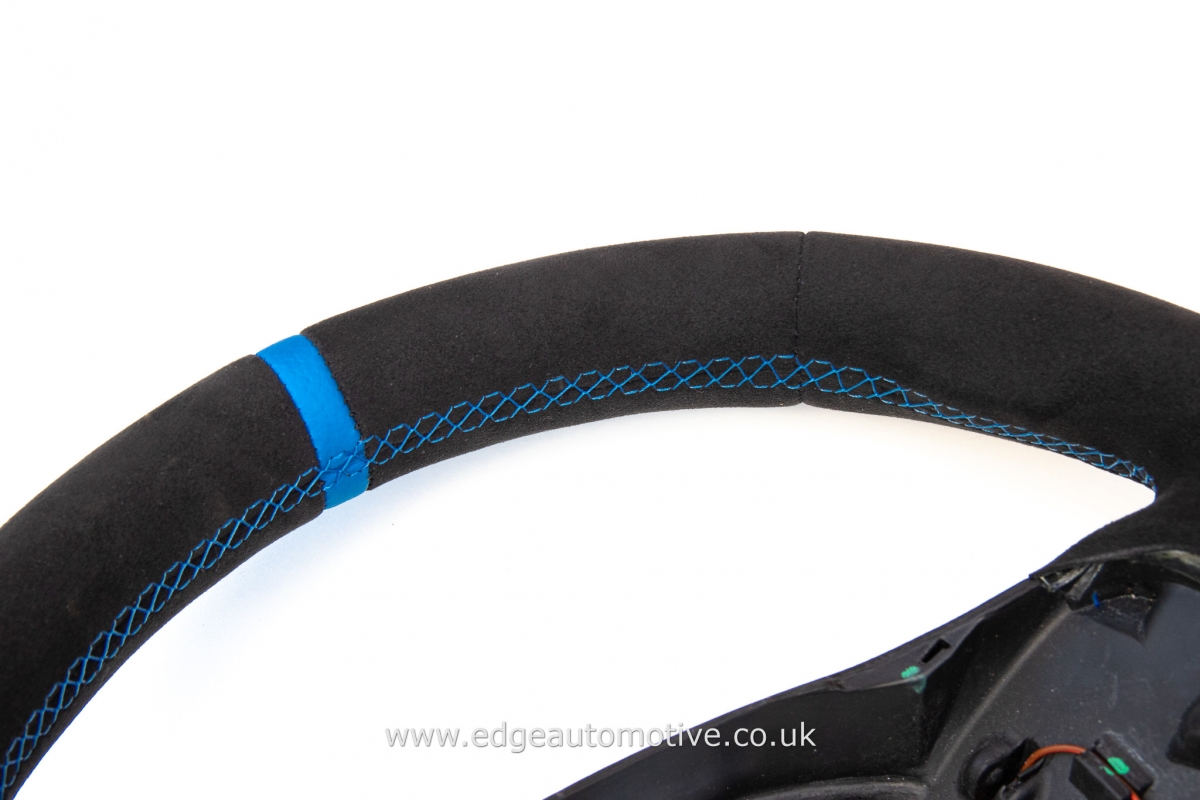 Steering Wheel Retrim - Leather/Alcantara - EDGE Automotive